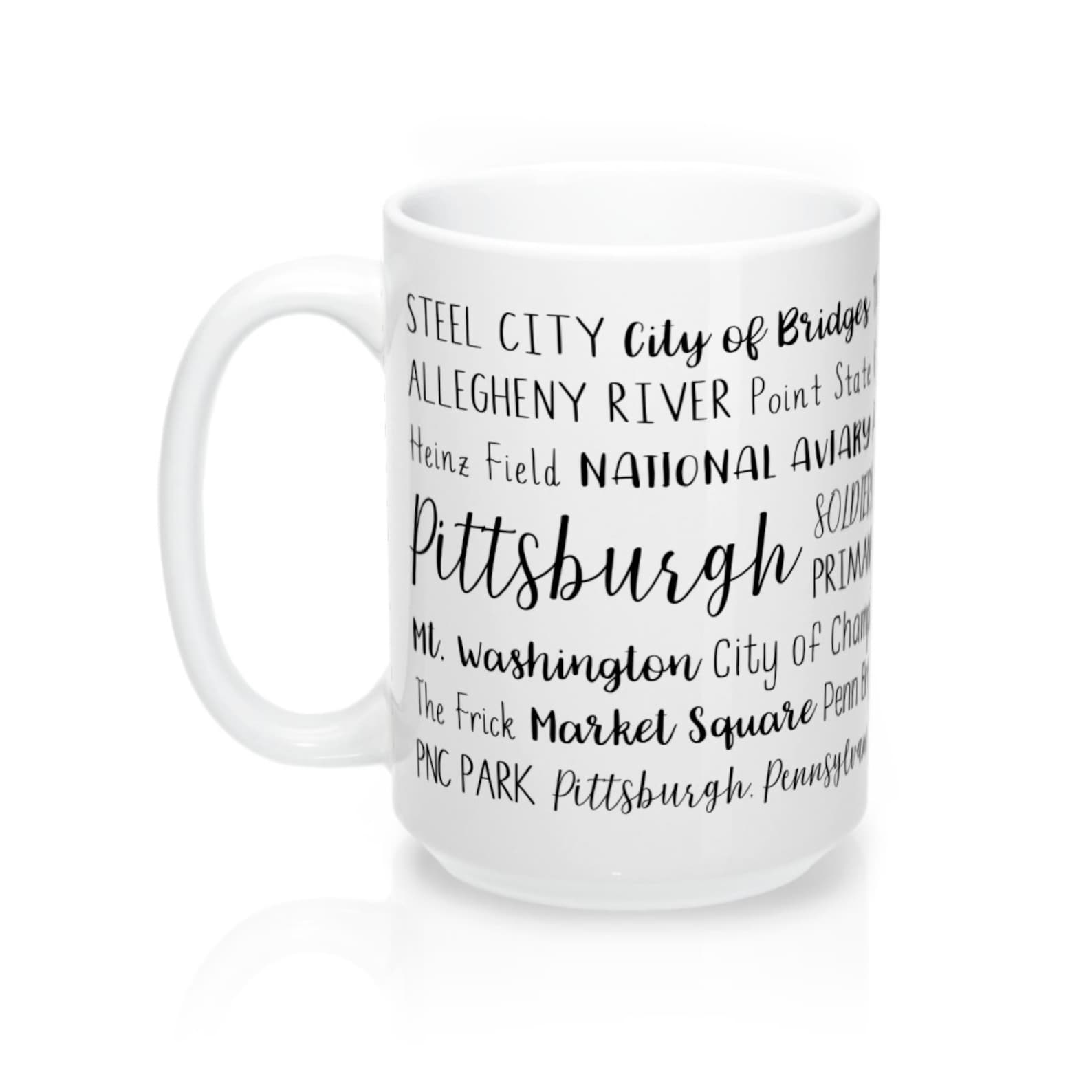 Pittsburgh PA Mug Coffee Mug Pittsburgh Pittsburgh PA - Etsy