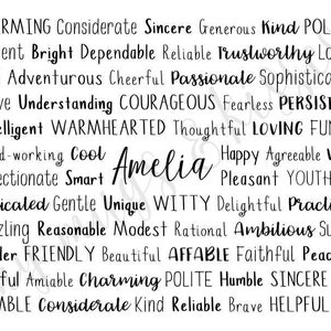 Amelia Printable Download Art | Personalized Unique Amelia Gift ...