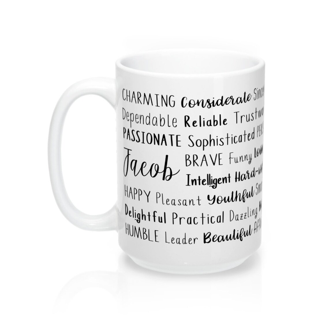 Jacob Coffee Mug Ceramic Personalized Unique Jacob Gift - Etsy