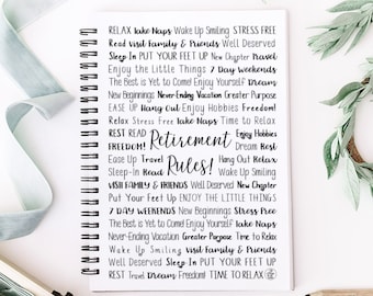 Retirement Gift for Women Funny Beach Notebook Teaching - Etsy