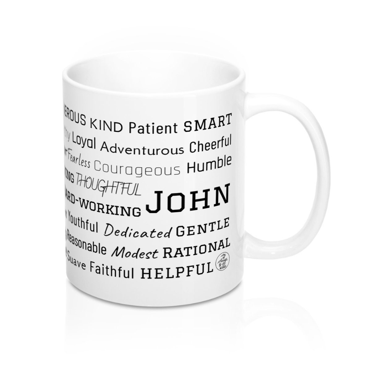John Coffee Mug Ceramic Personalized Unique John Gift | Etsy