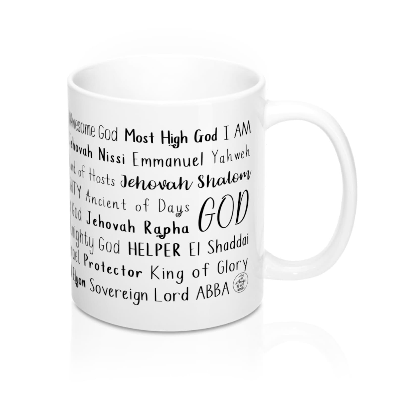 Names of God Mug Coffee Mug Custom Mug Custom Coffee Mug | Etsy