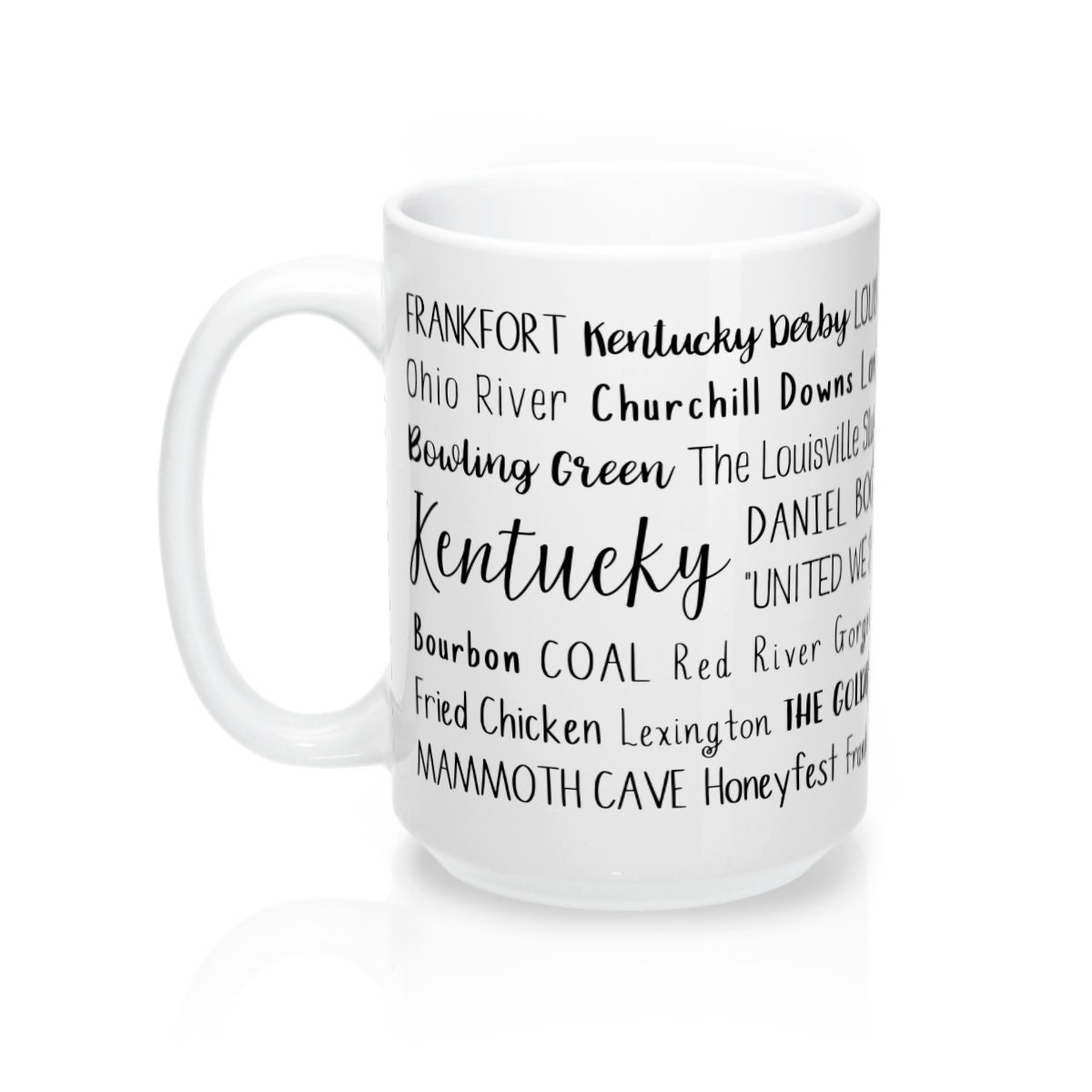 Kentucky Mug Kentucky Coffee Mug Custom Mug | Etsy