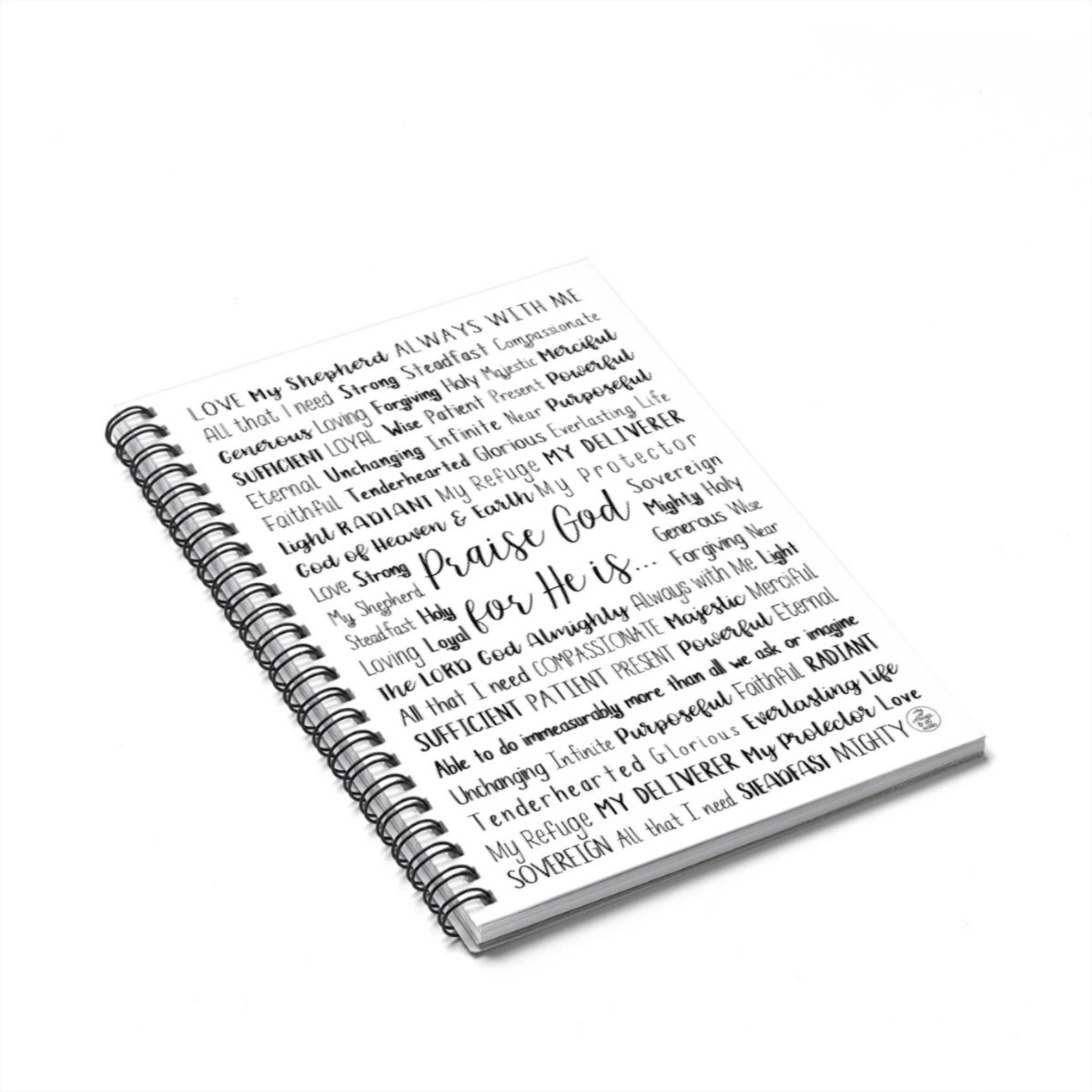 Praise God Spiral Notebook Praise God Custom Notebook - Etsy