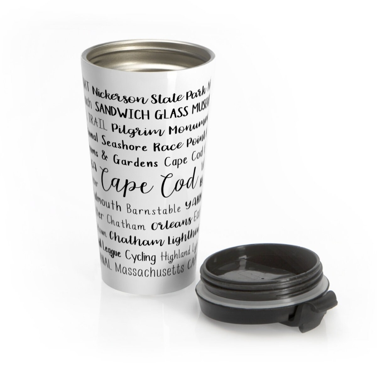 Personalized Cape Cod MA Travel Coffee Mug Unique Cape Cod - Etsy