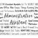 Administrative Assistant Digital Download | Administrative Assistant ...