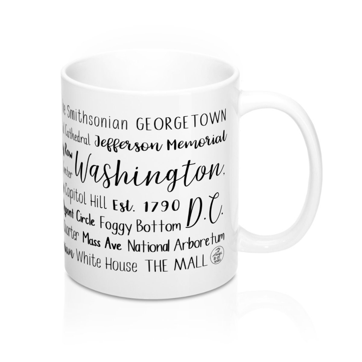 Washington DC Mug Coffee Mug DC District of Columbia | Etsy