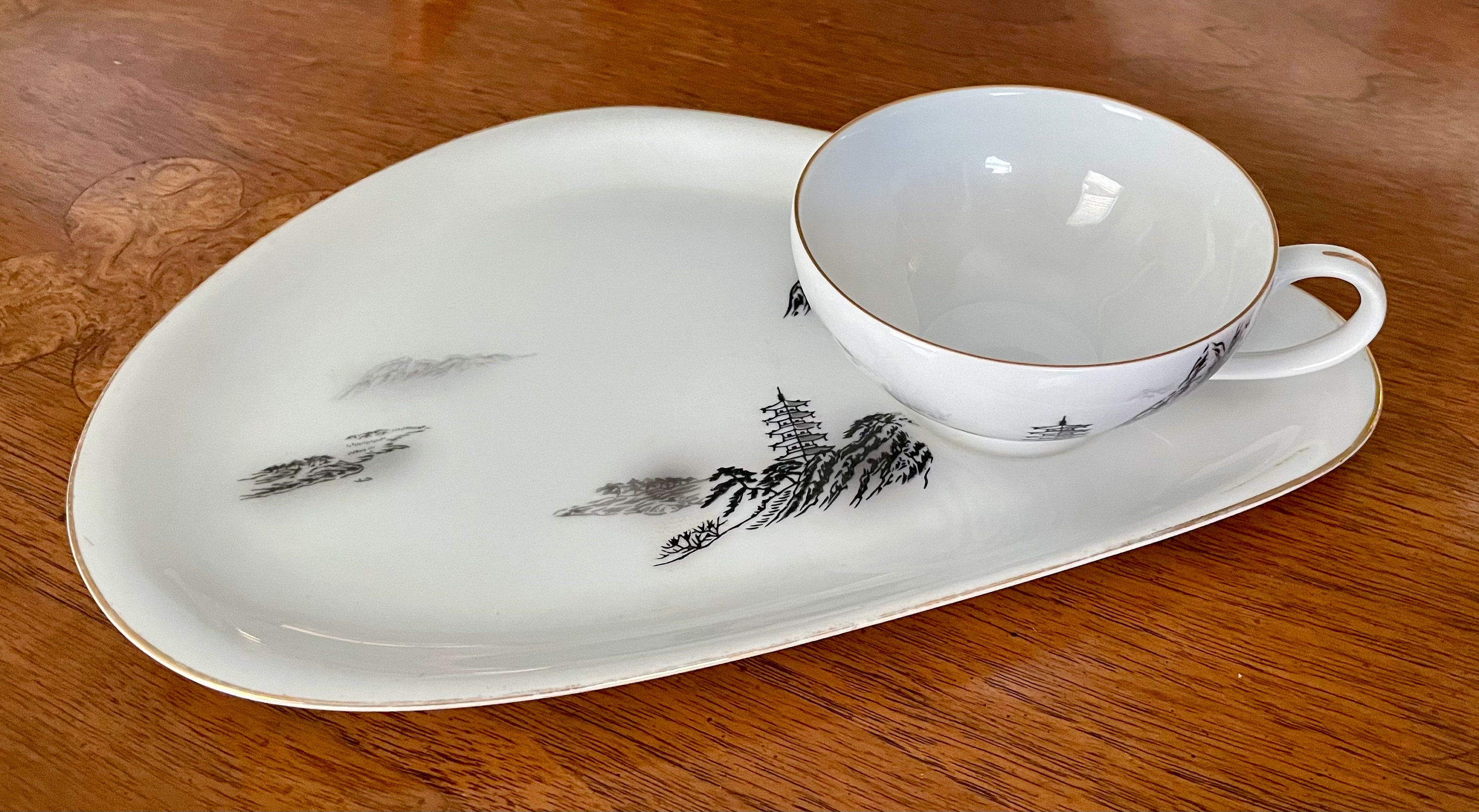 Hand Painted Fukagawa Tea Set Arita Pattern - Etsy