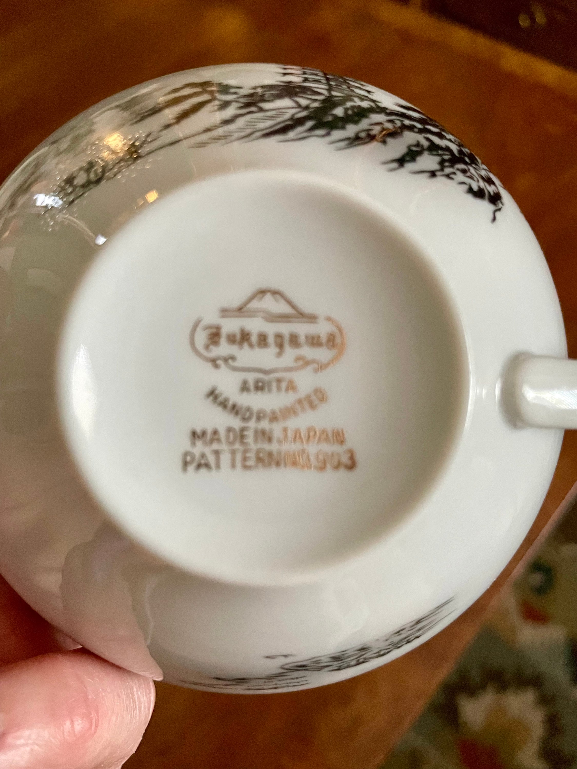 Hand Painted Fukagawa Tea Set Arita Pattern - Etsy