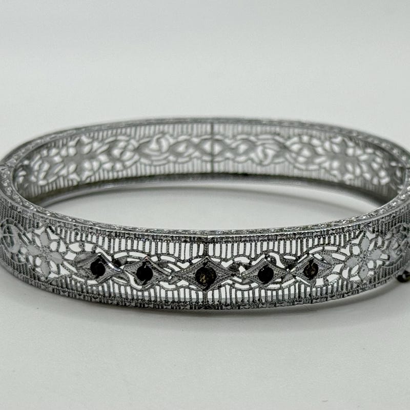 Gold Filigree Bangle - Etsy