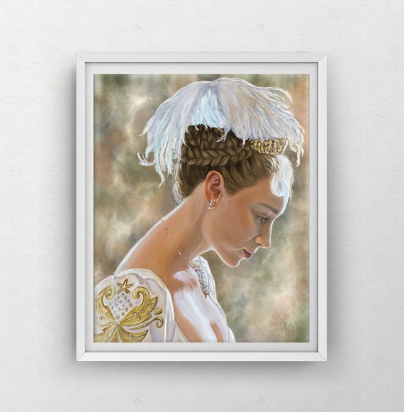 Daphne Bridgerton Inspired Art Print Poster Netflix Room - Etsy