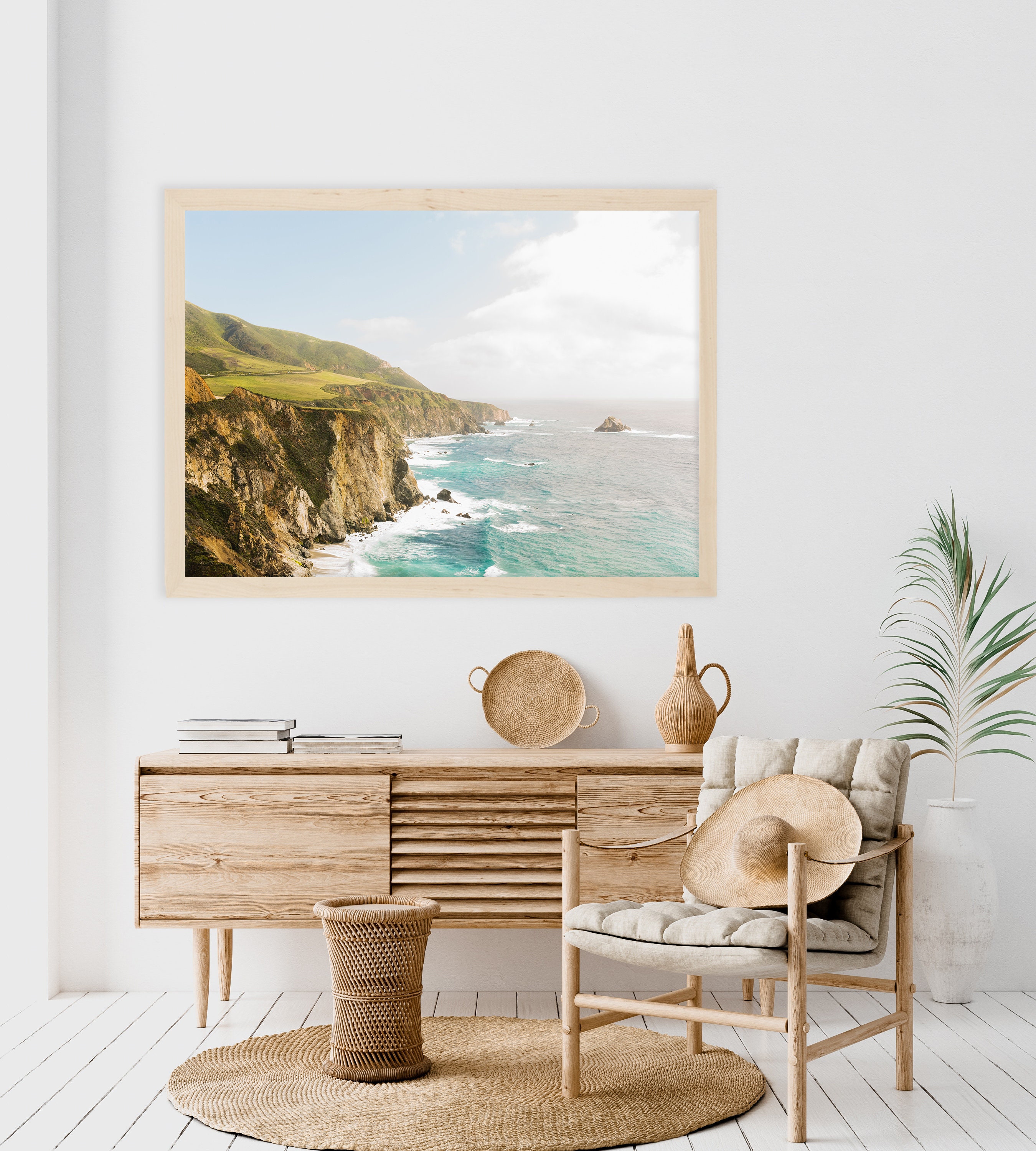 Ocean Print, Big Sur Large Wall Art, Big Sur Photography, Landscape ...