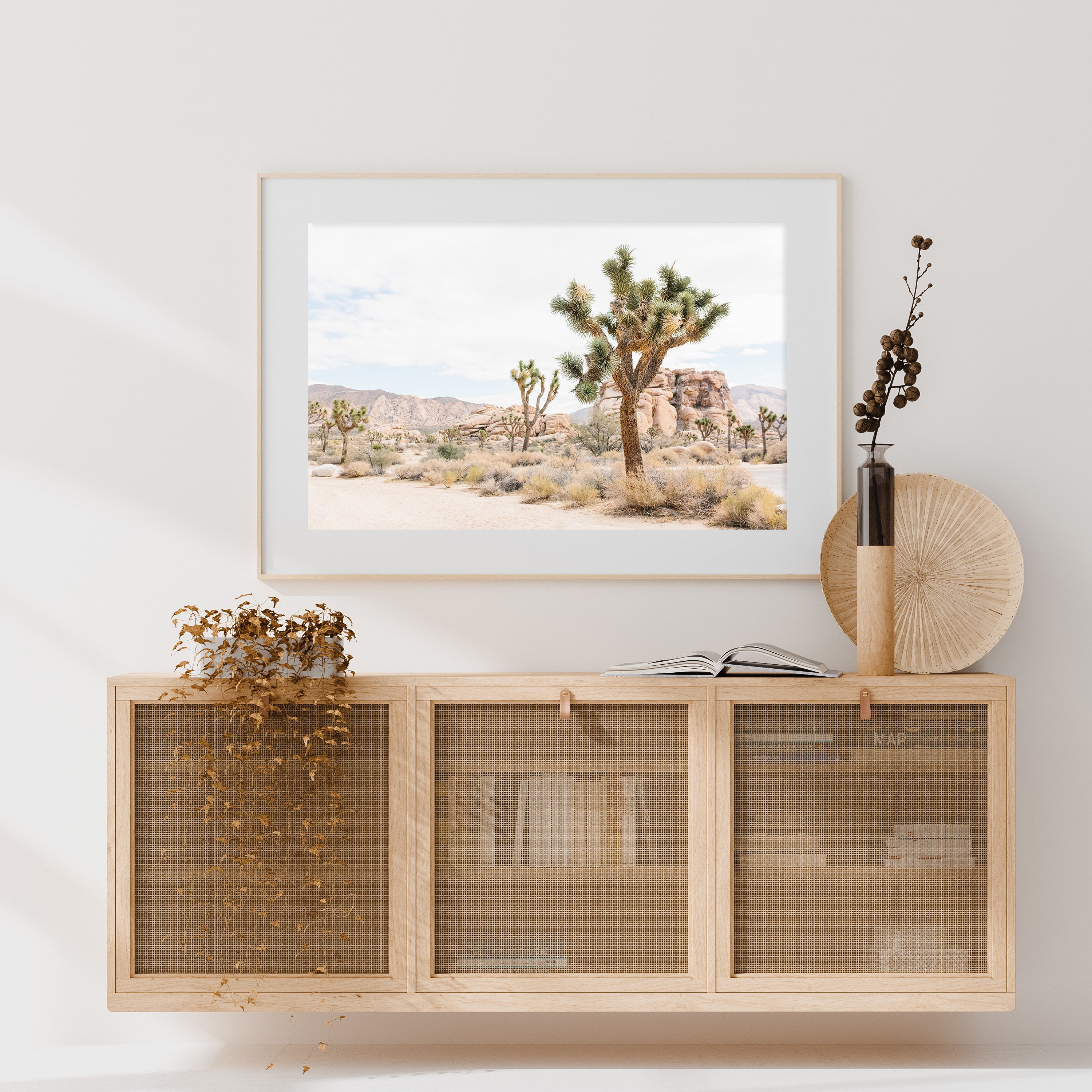 Joshua Tree Print, Landscape Photography, Boho Wall Art, Large Wall ...