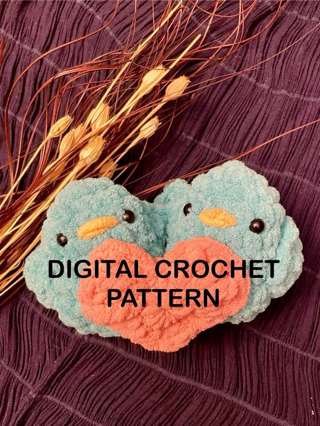 Liv and Lou the Lovebirds Crochet Pattern PDF DOWNLOAD - Etsy