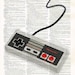 Nintendo NES Game Controller Old School Print Gamer Girl Gift - Etsy