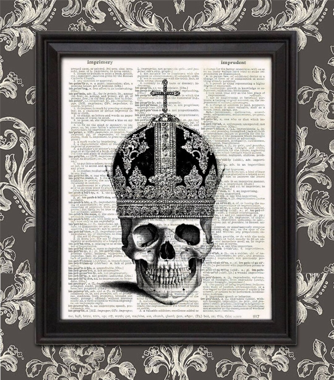 Bishop of the Dead Dead Royals Skull Crown Gothic Spooky - Etsy