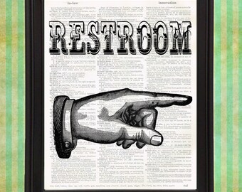 Finger Pointing Sign - Etsy