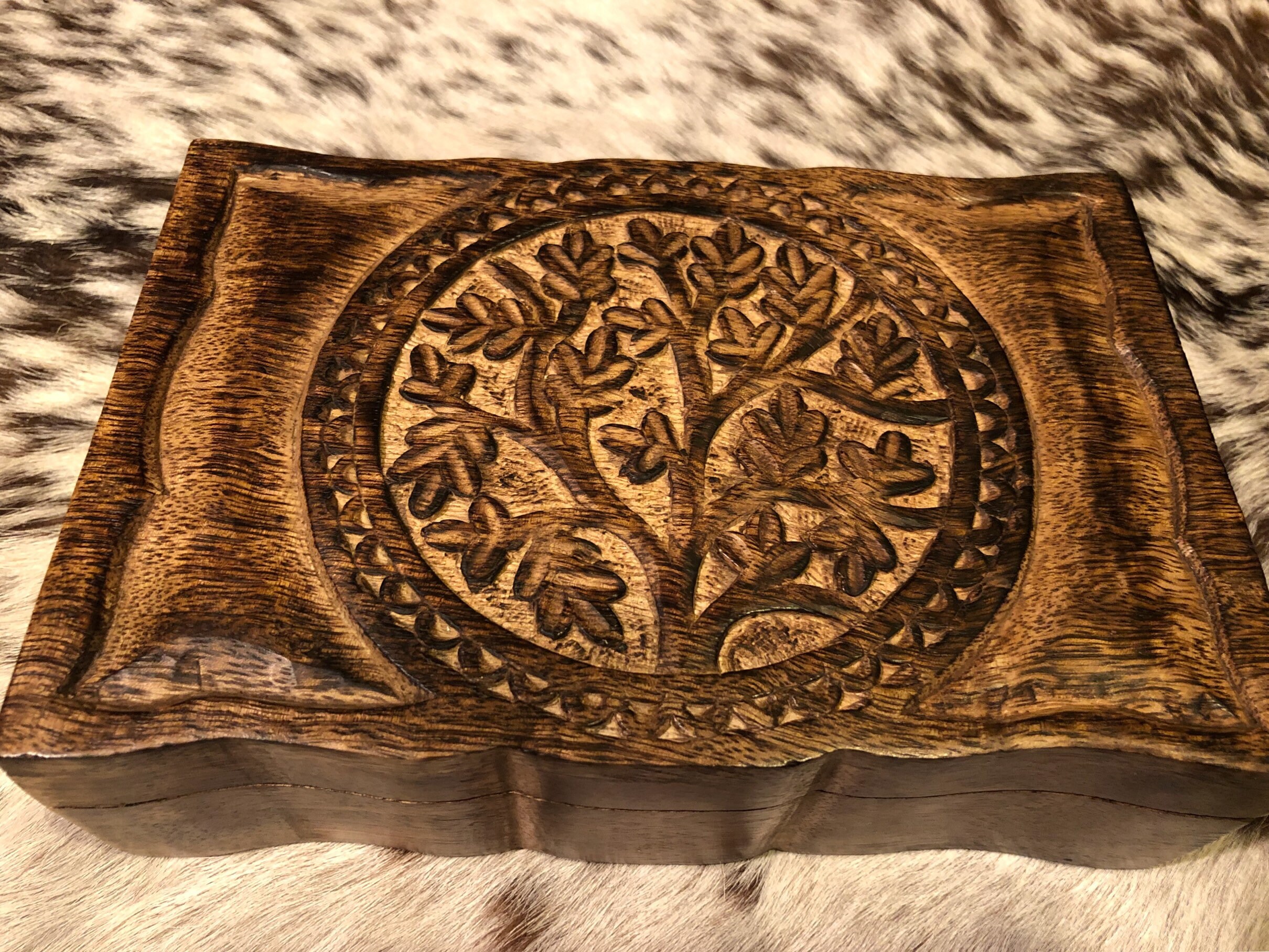 Smudge Kit Boxed Set - Handmade Wood Box - White Sage - Palo Santo ...