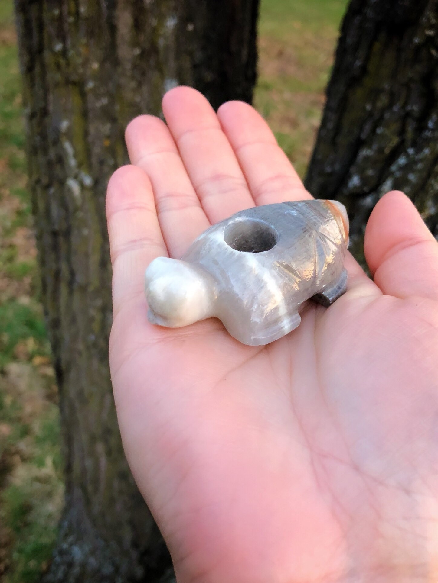 white-agate-turtle-pipe-handmade-carved-pipe-tobacco-pipe-turtle