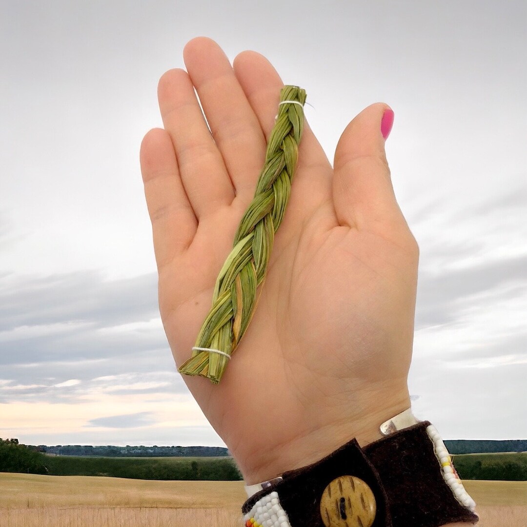 Sweetgrass - Travel Smudging - Mini Braid - Native American - Smudging ...