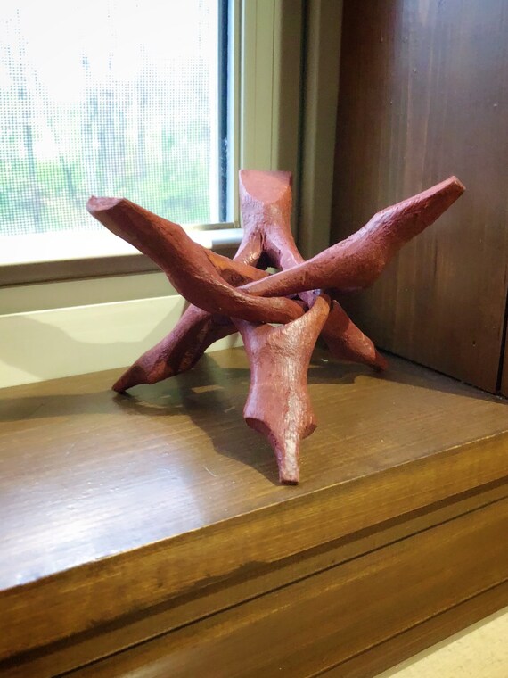 6 Hand Carved Wood Stand for Abalone Shell Display | Etsy