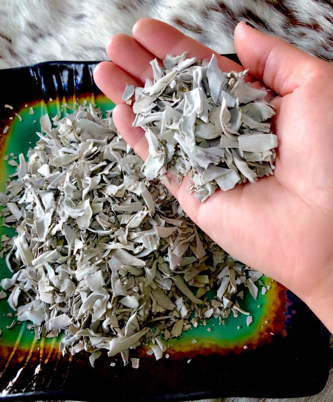 Organic White Sage Leaf Pieces - Sold by the Ounce - Sage Crumbles ...