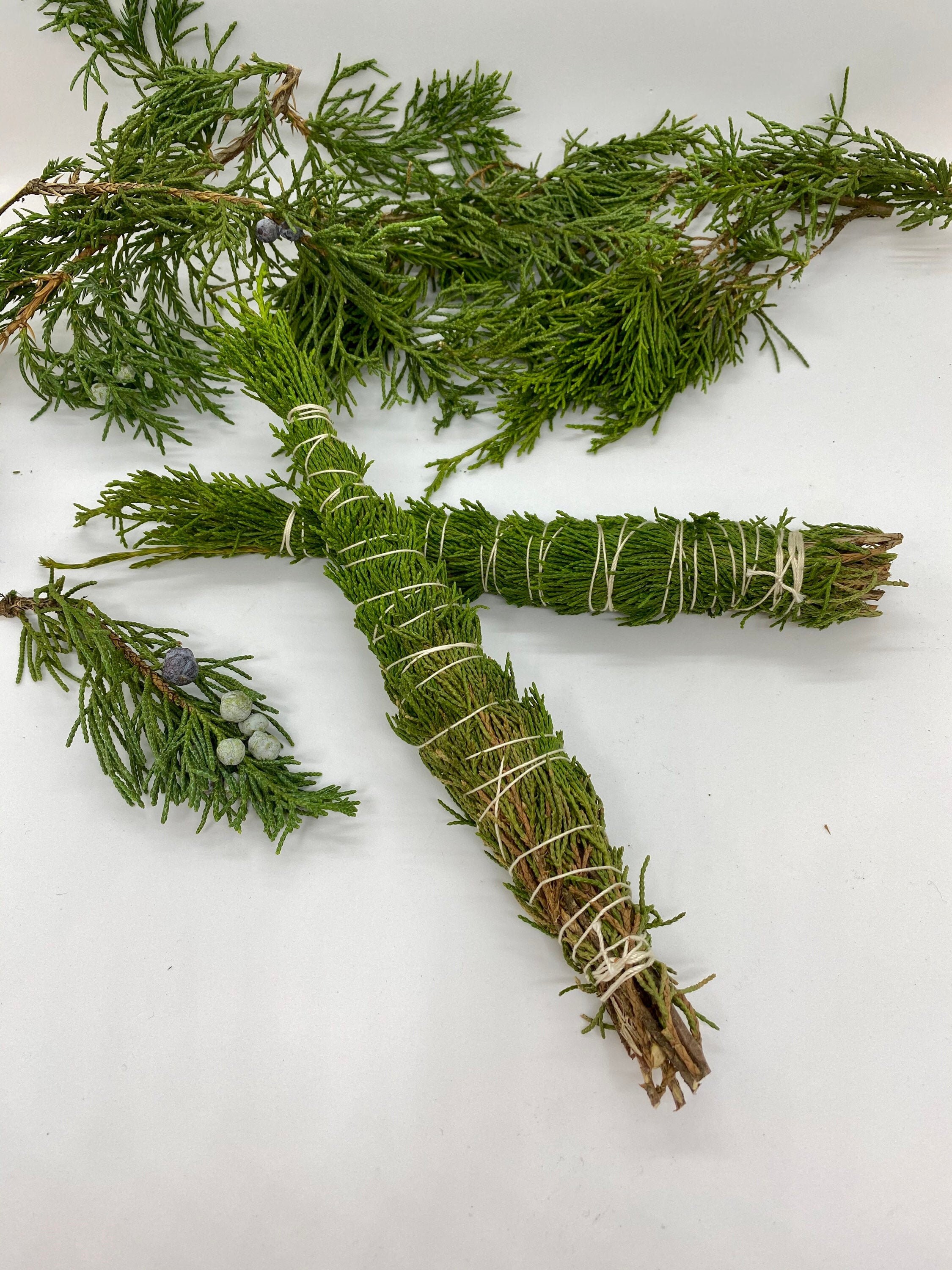 Juniper Smudge Bundles - Sold Individually - Organic - Native American Made