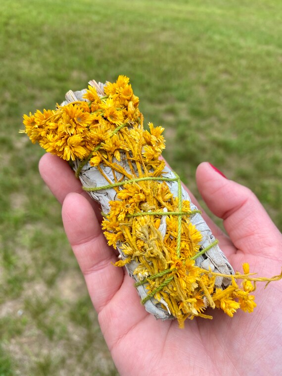 White Sage and Yellow Mullein Smudge Sticks Wild Harvest | Etsy