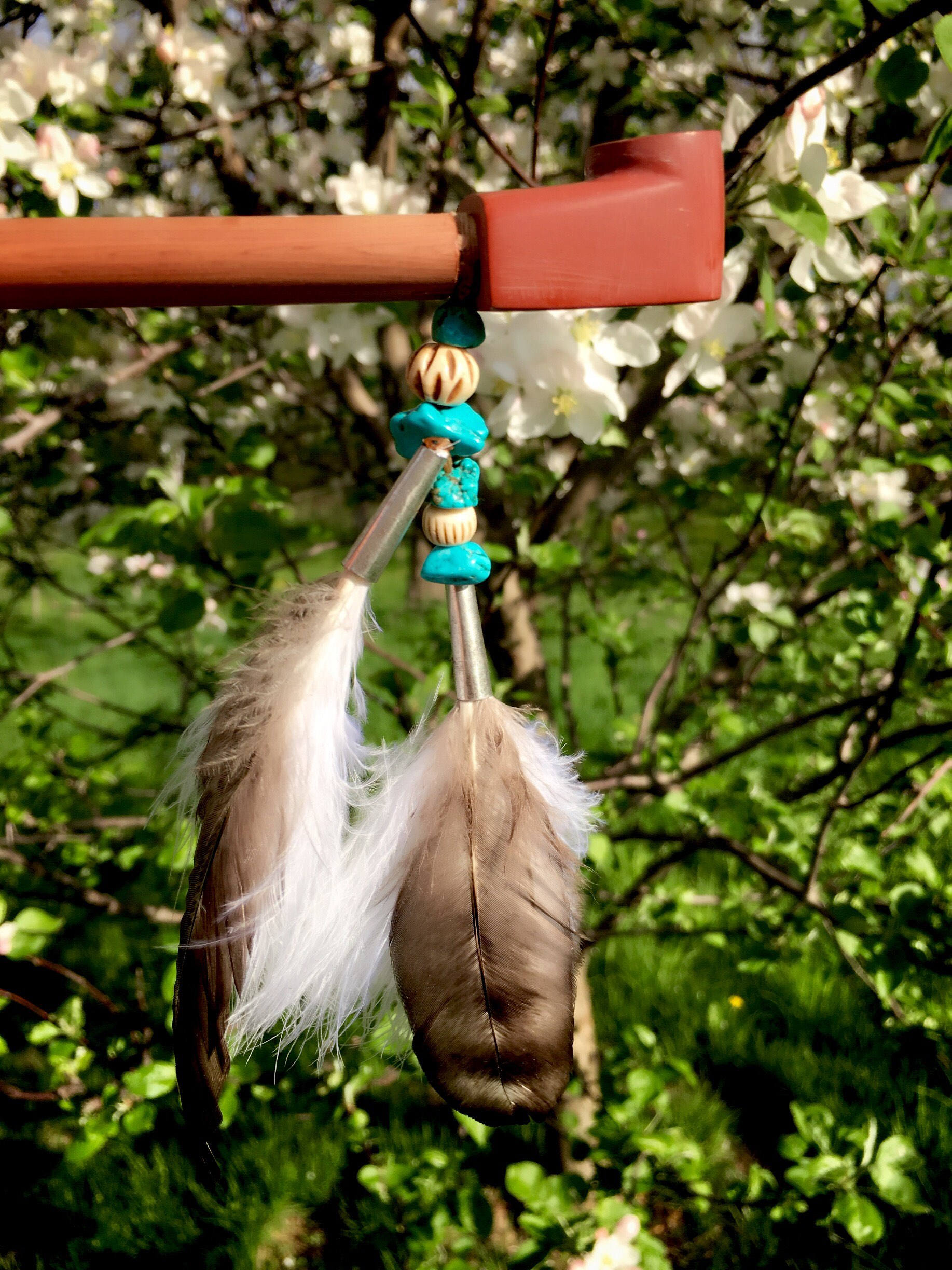 Ceremonial Peace Pipe - Pipestone - Catlinite Stone - Cedar Stem ...