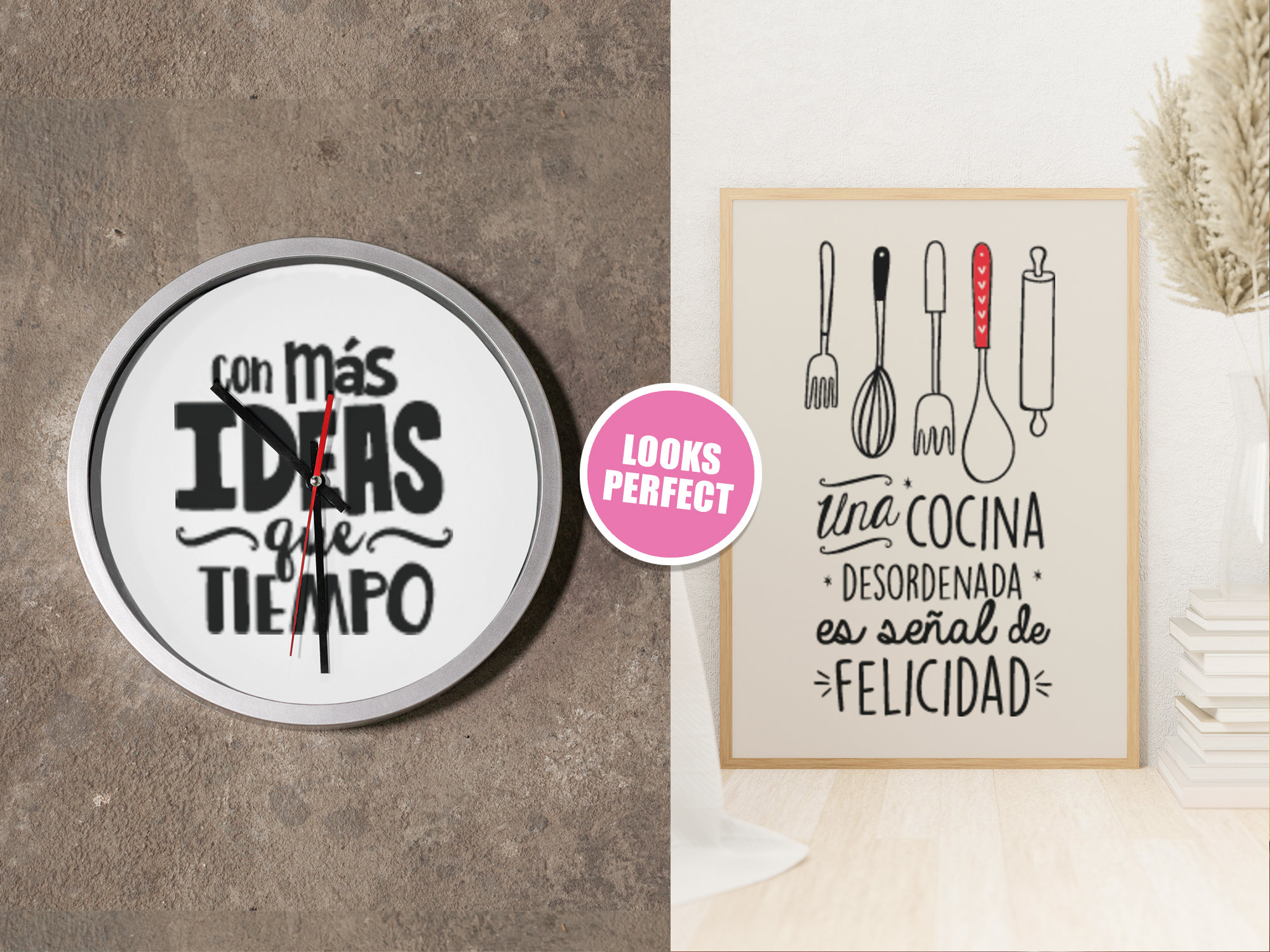 Kitchen Spanish Quotes BUNDLE, Kitchen , DIY, Wood Sign Vectors Art ...