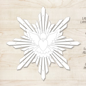 Baptism Decoration, Laser Cut File, Cross Wood Sign, SVG, Digital ...