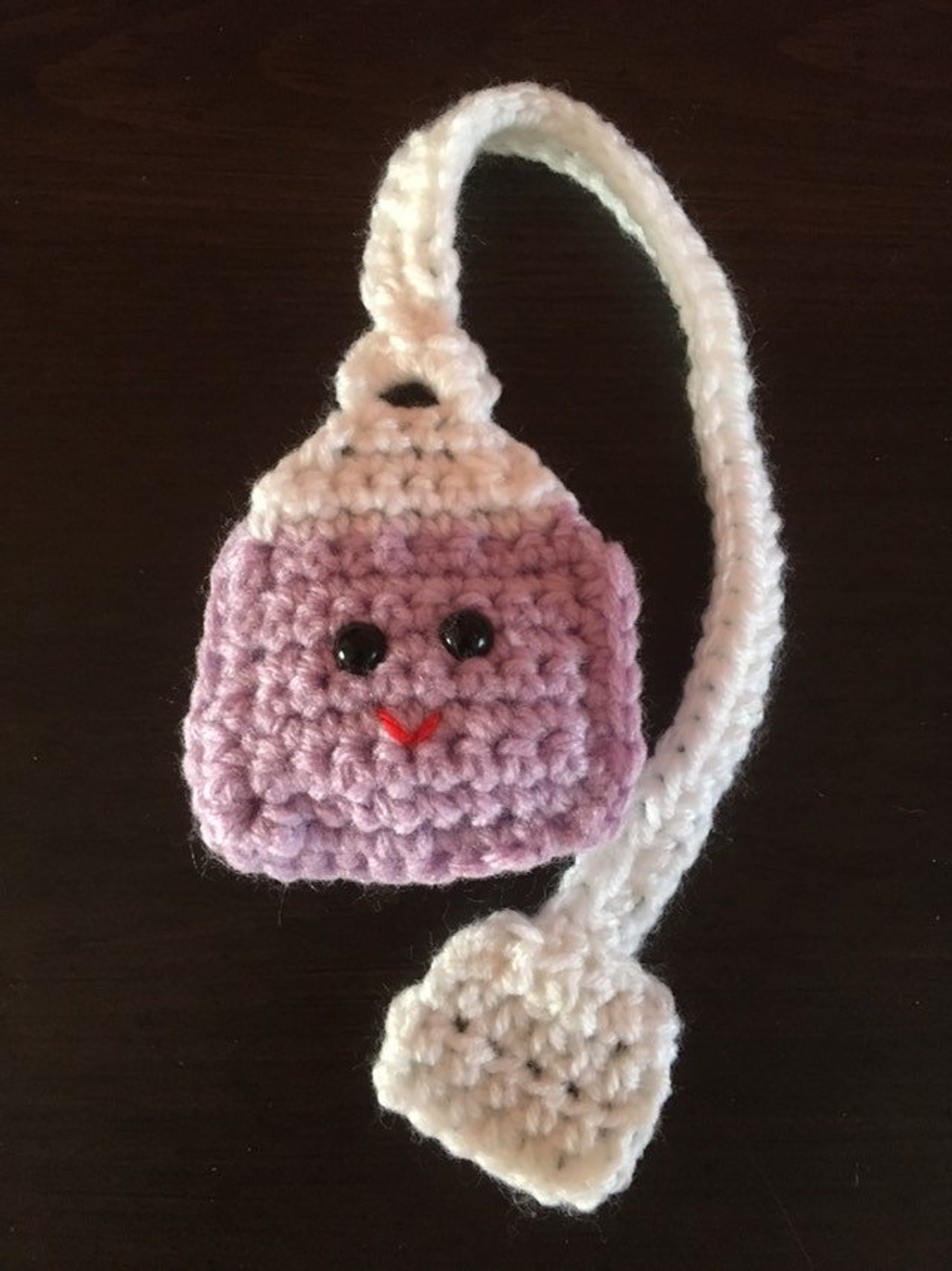 Crochet Bookmark Crochet Tea Bag Crochet Tea Bookmark | Etsy