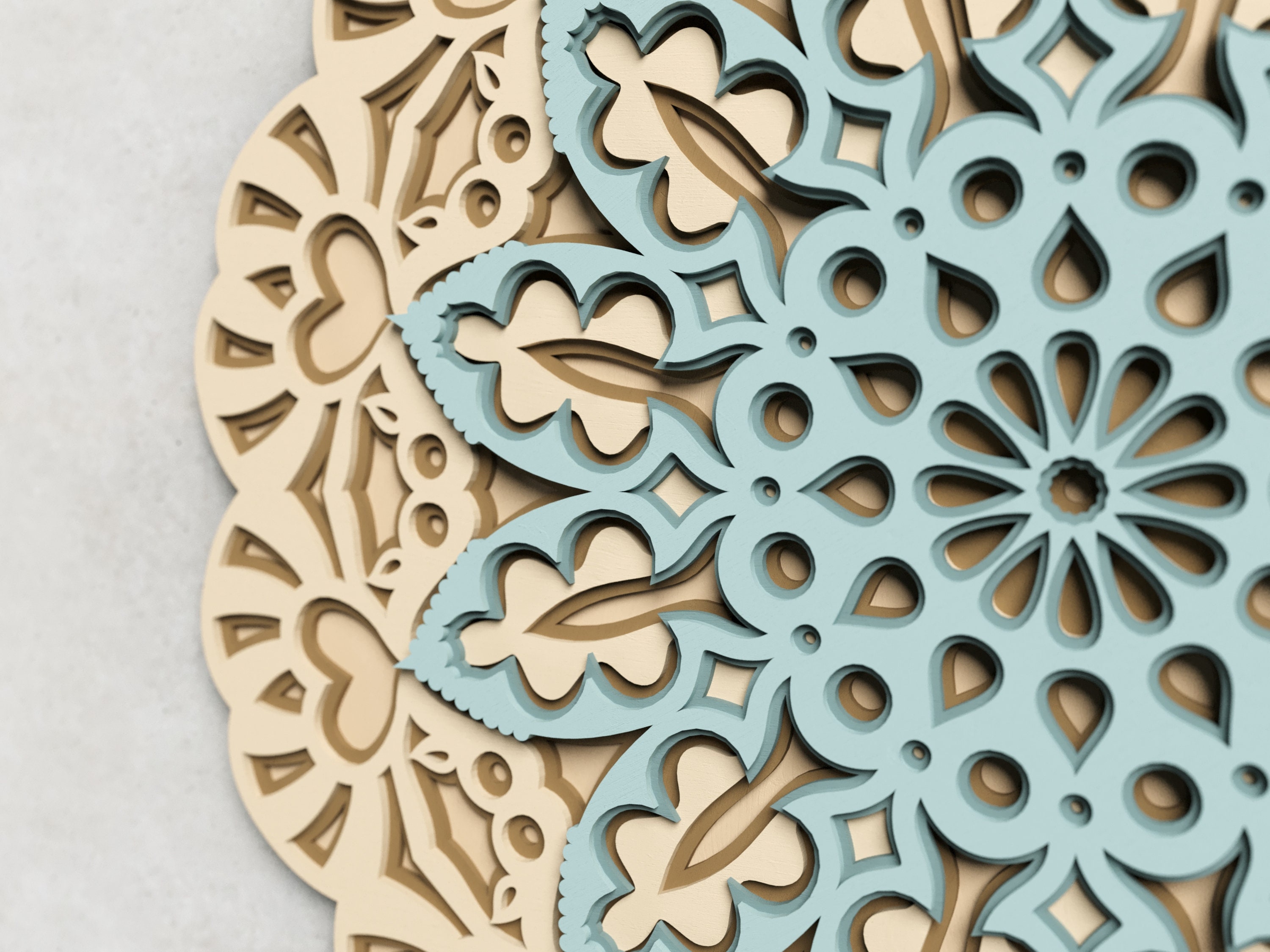Mandala DXF SVG File for Laser Cut and CNC Router, Laser Cut Mandala ...