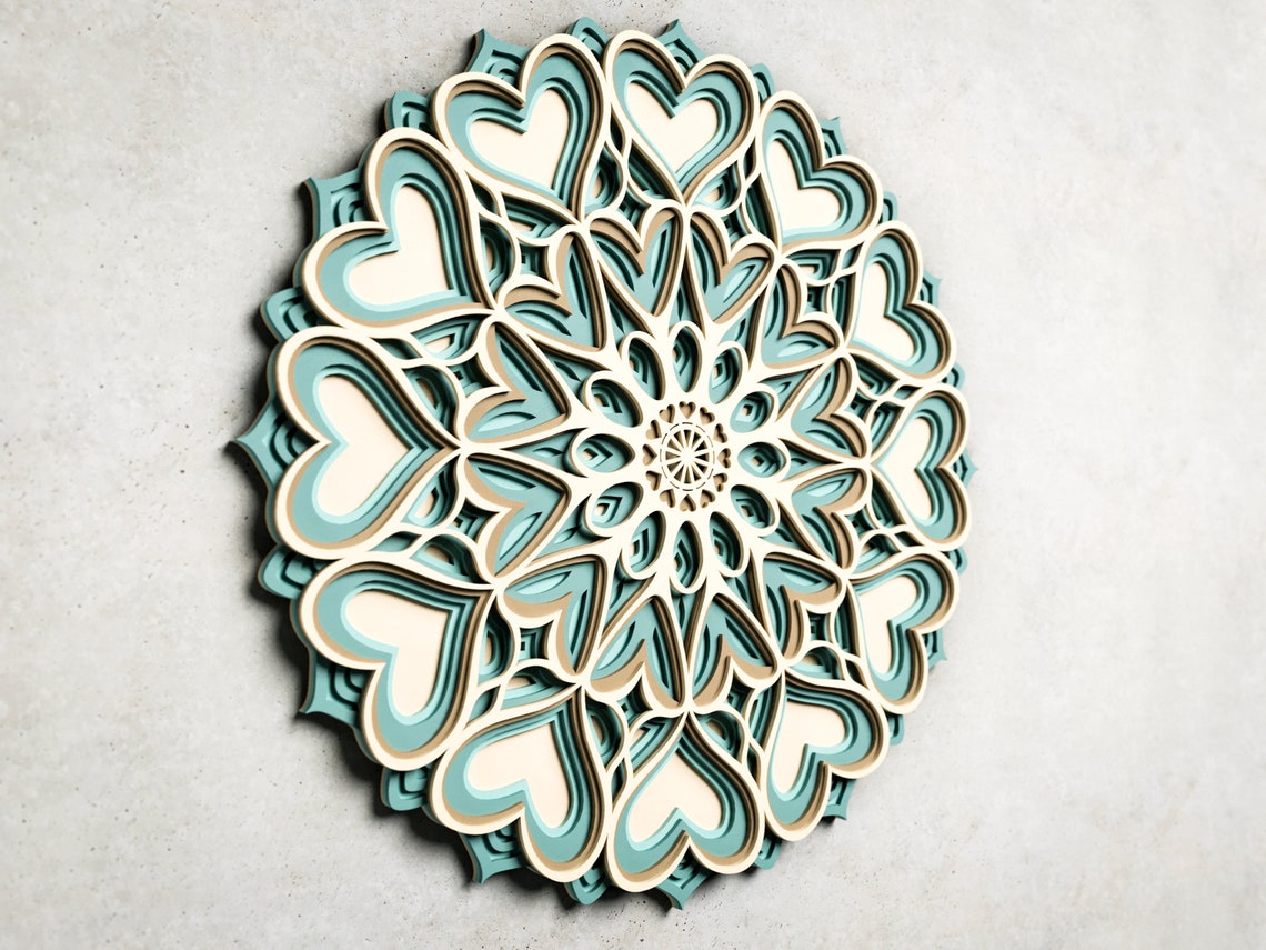 Mandala SVG DXF File for Laser Cut and CNC Router Laser Cut - Etsy