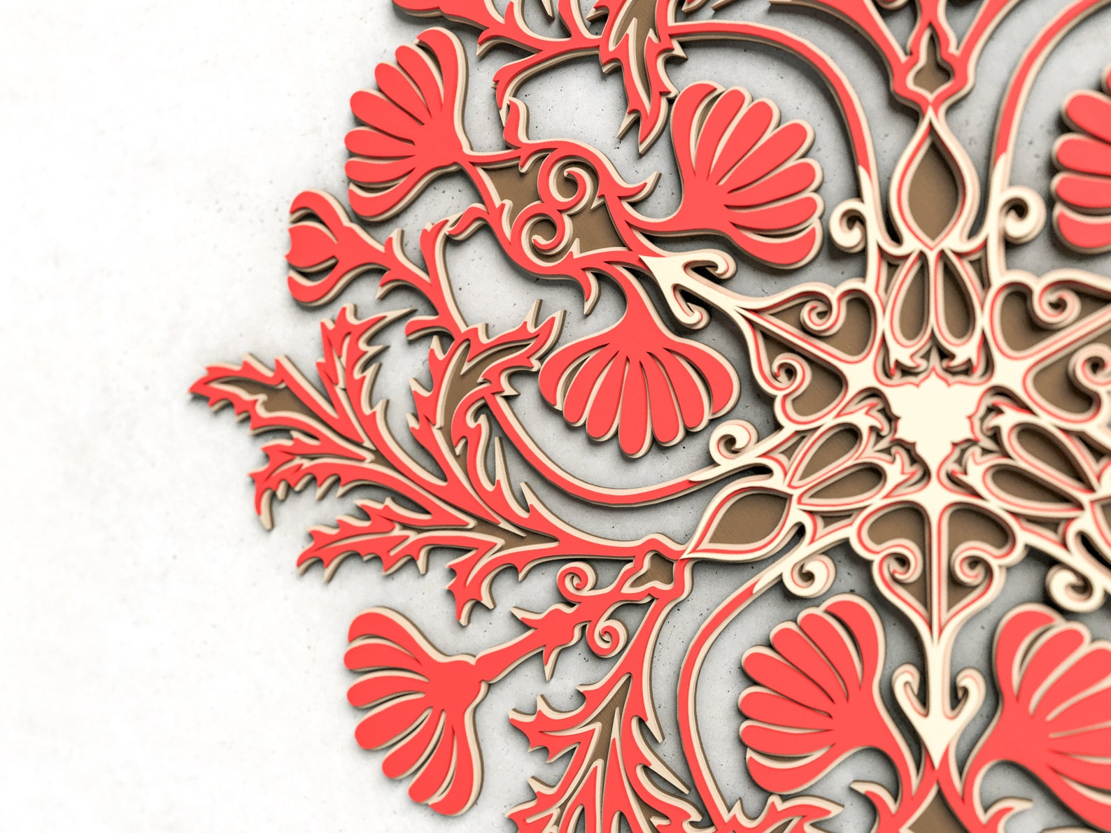 Mandala SVG DXF File for Laser Cut and CNC Router Laser Cut - Etsy