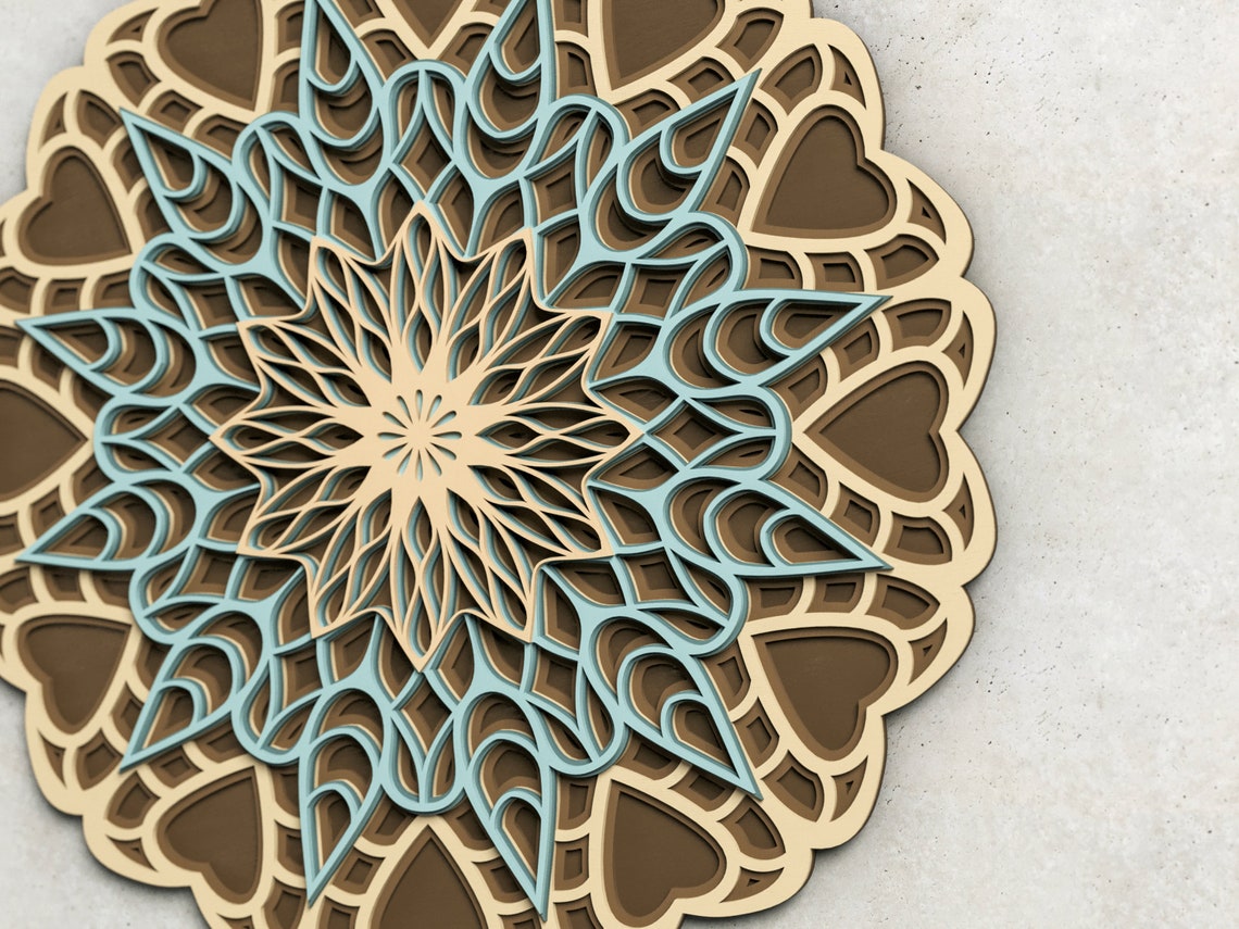 Mandala SVG DXF File for Laser Cut and CNC Router Laser Cut - Etsy