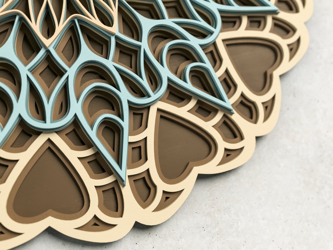 Mandala SVG DXF File for Laser Cut and CNC Router Laser Cut - Etsy