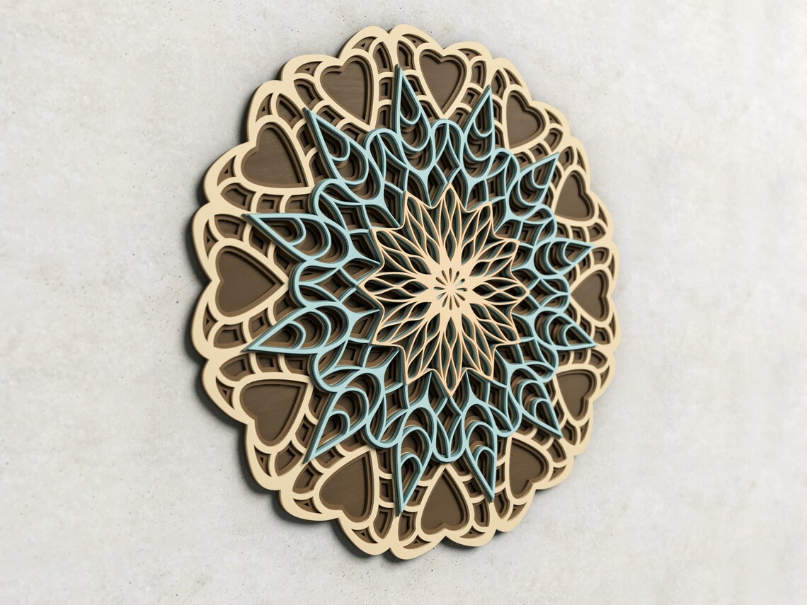 Mandala SVG DXF File for Laser Cut and CNC Router Laser Cut - Etsy