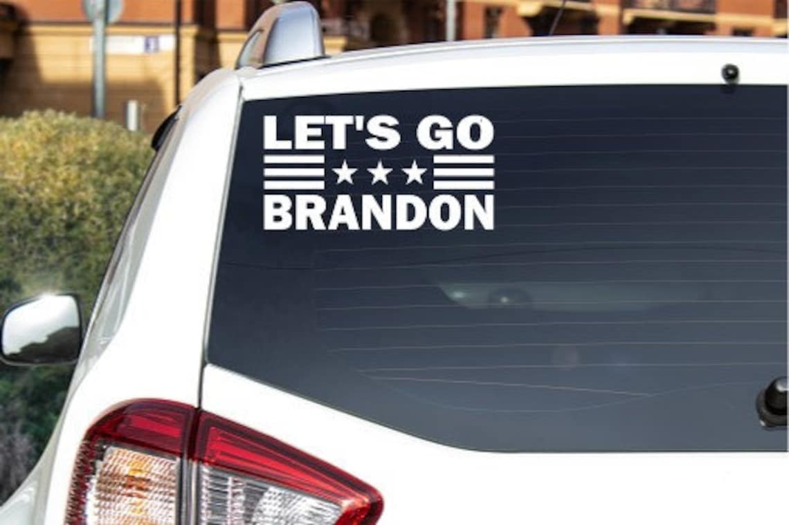 LET'S GO BRANDON Vinyl Decal Bumper Window Sticker | Etsy