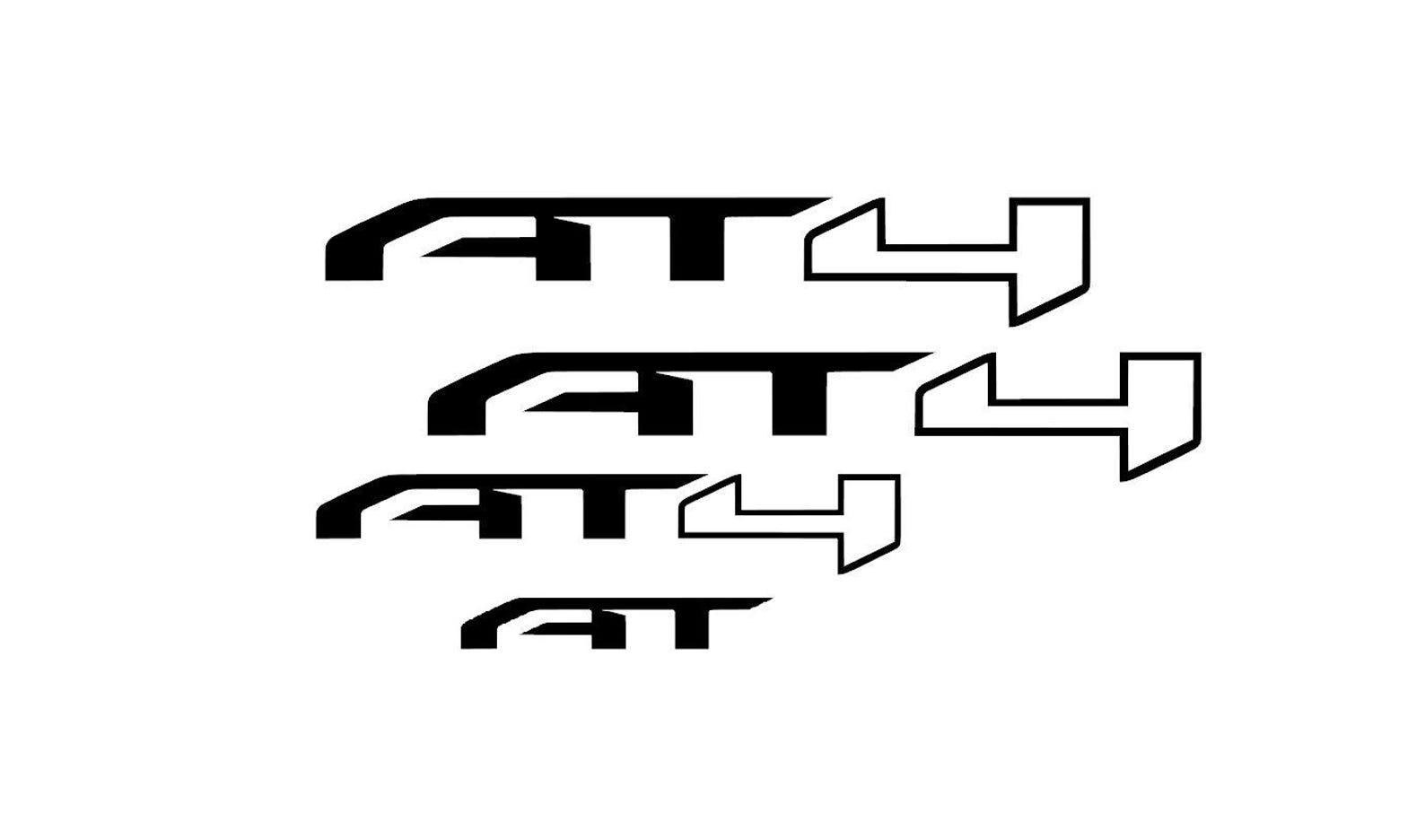 Sierra AT4 Badge Emblem Overlay DECALS Compatible With GMC Sierra - Etsy
