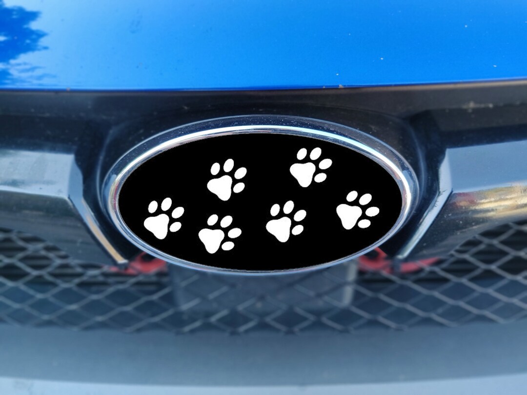 Paw Prints Emblem Overlay DECALS Compatible With Subaru Outback 2020 ...