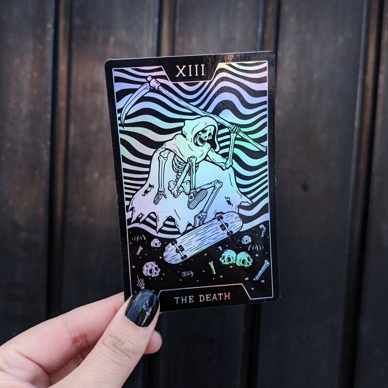 XIII. Death Tarot Card Holographic Sticker - Etsy XIII. Death Tarot Card Holographic Sticker - Etsy