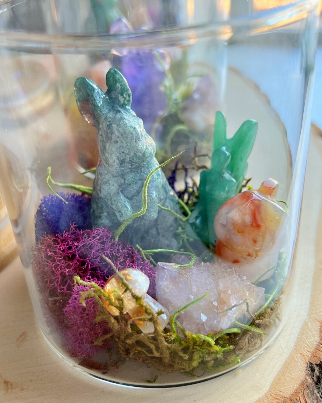 Fairy Crystal Jar Enchanted Forest Crystal Set Fairy - Etsy