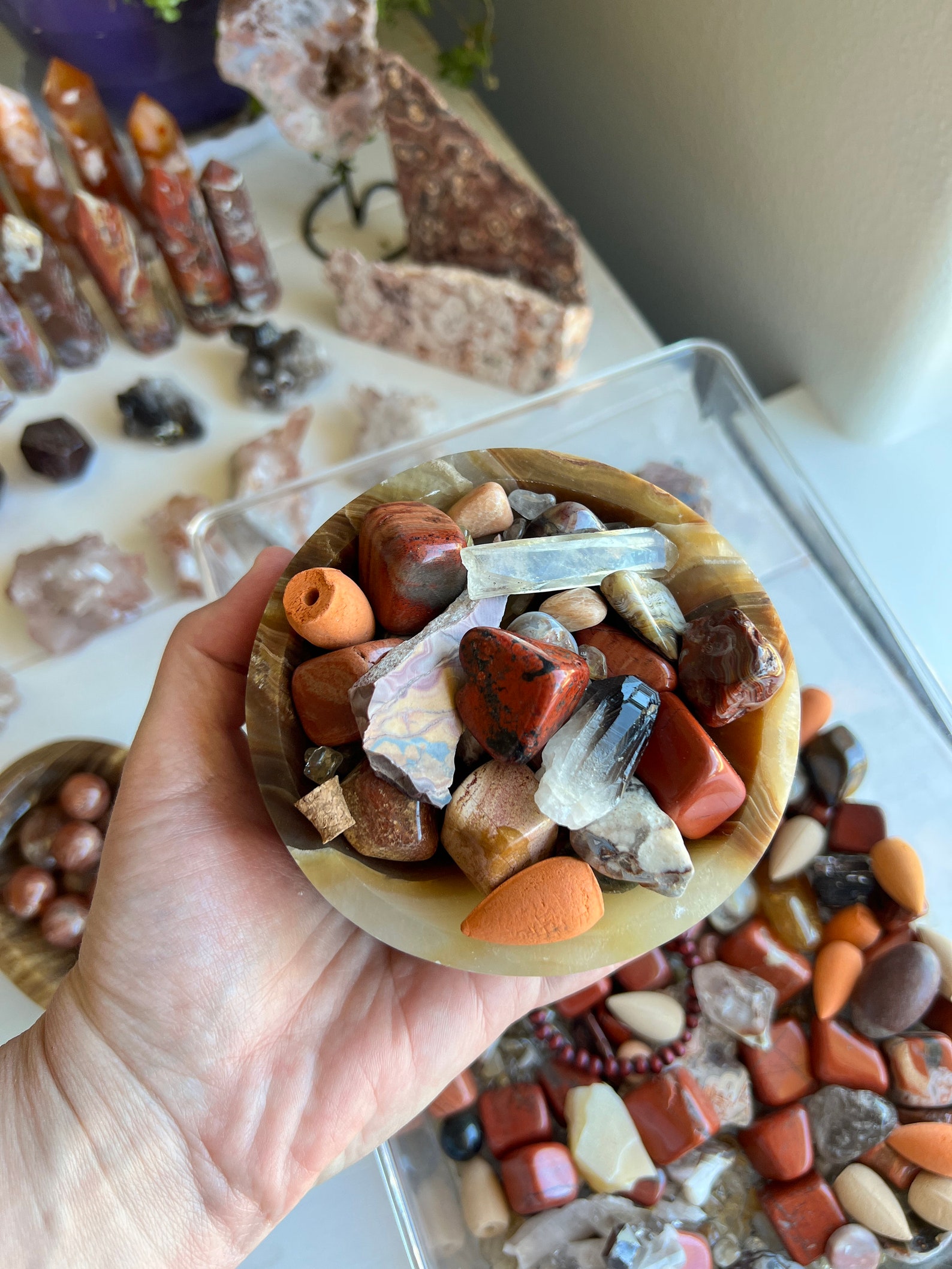 Fireside Moon Mix Mystery Crystal Scoop Crystal Confetti - Etsy