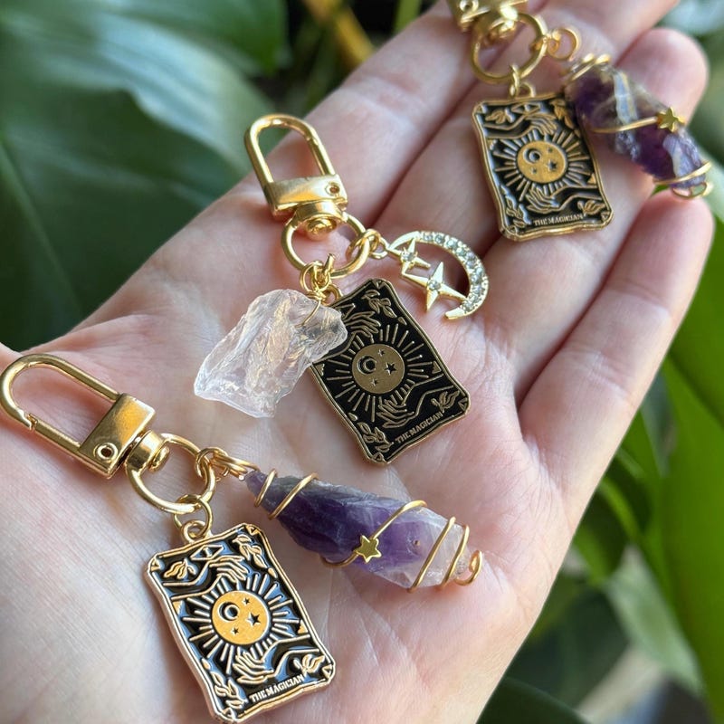 Gold Witchy Bag Charm - Etsy