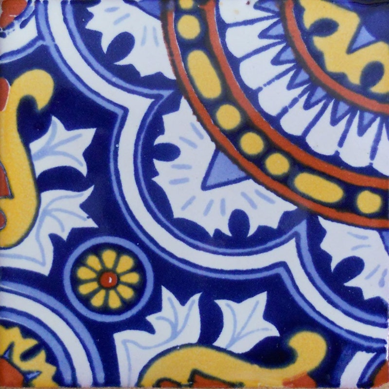 Talavera Tile 12x12 - Etsy
