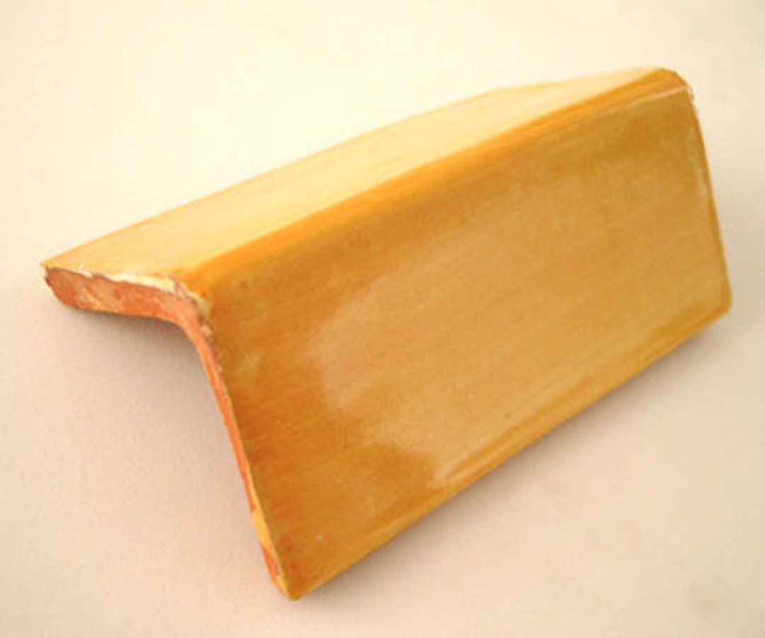 1 V Cap Tile 2x2x4 Inch Mexican Ceramic Hand Made Tiles #S007 - Etsy