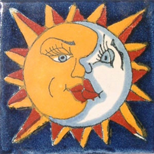 C#022)) Mexican Ceramic 4x4 Inch Hand Made Tile - Etsy