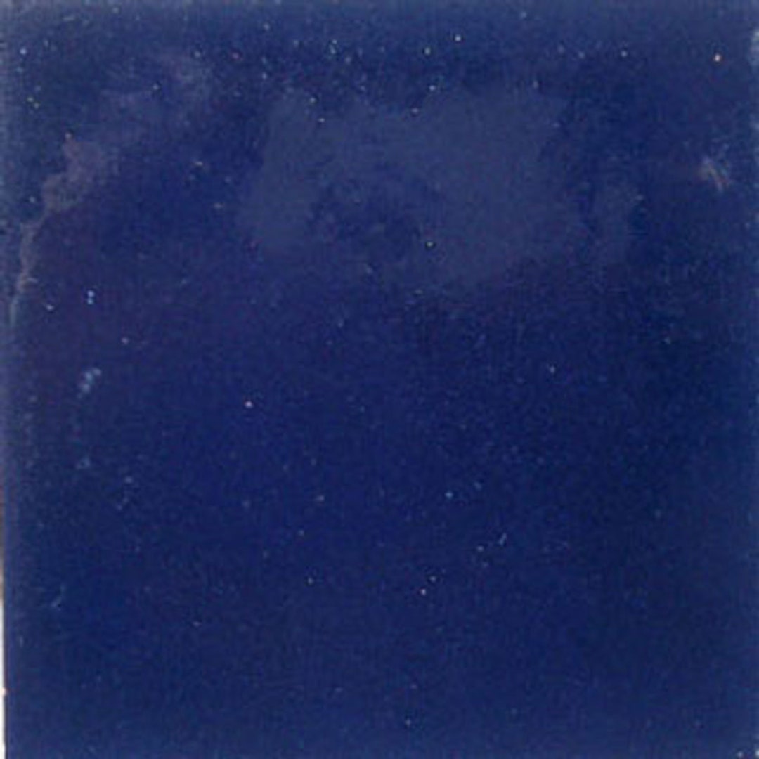 100 Tiles 2x2 Inch. Mexican Ceramic Hand Made Tiles S#006 Solid Cobalt ...