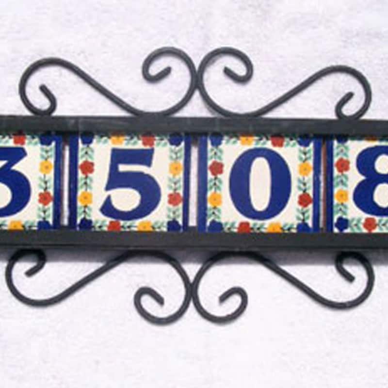 Mexican Tile Numbers - Etsy